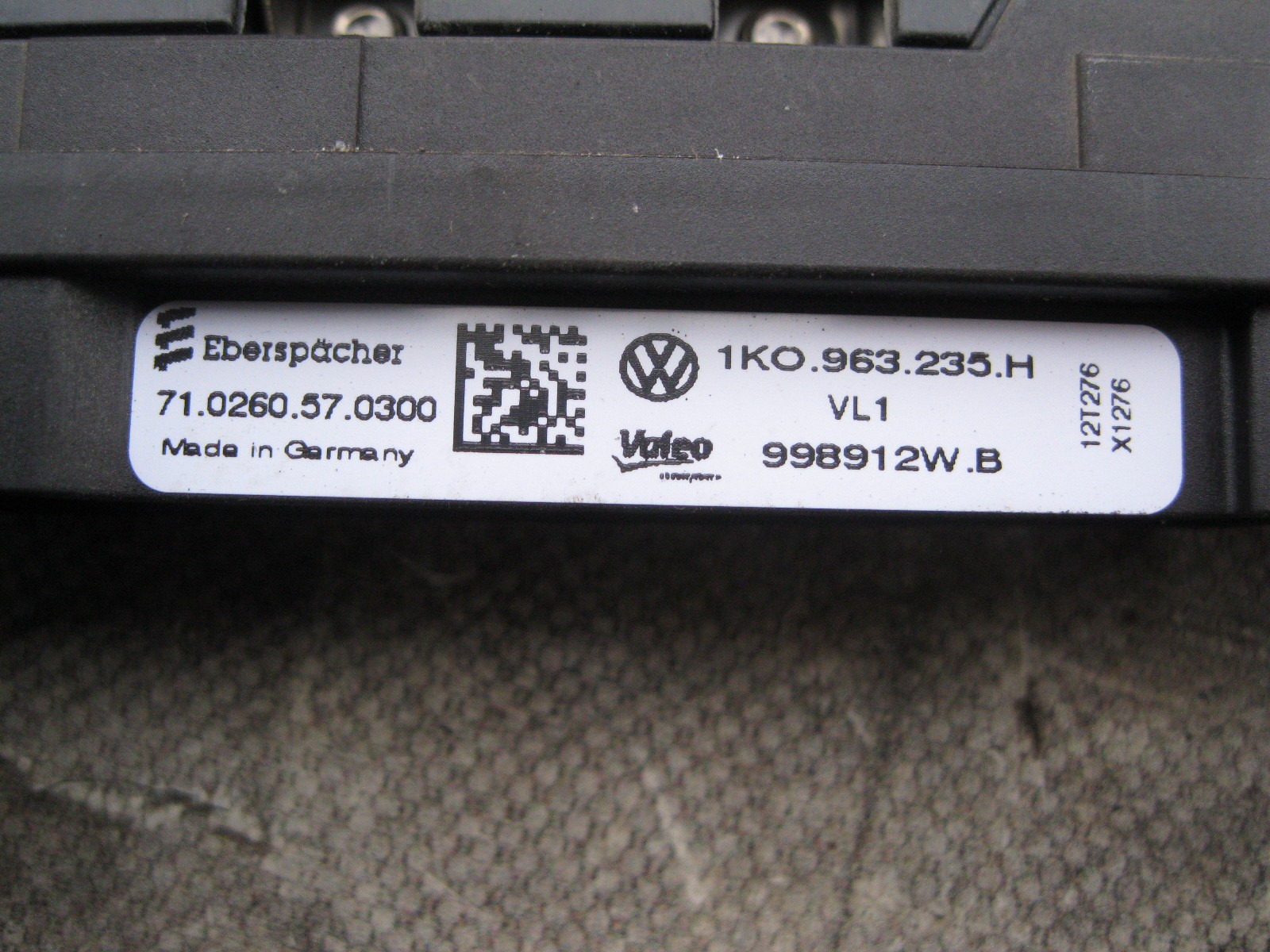 Volkswagen Golf 6 Радиатор отопителя электрический. Купить по низкой ...
